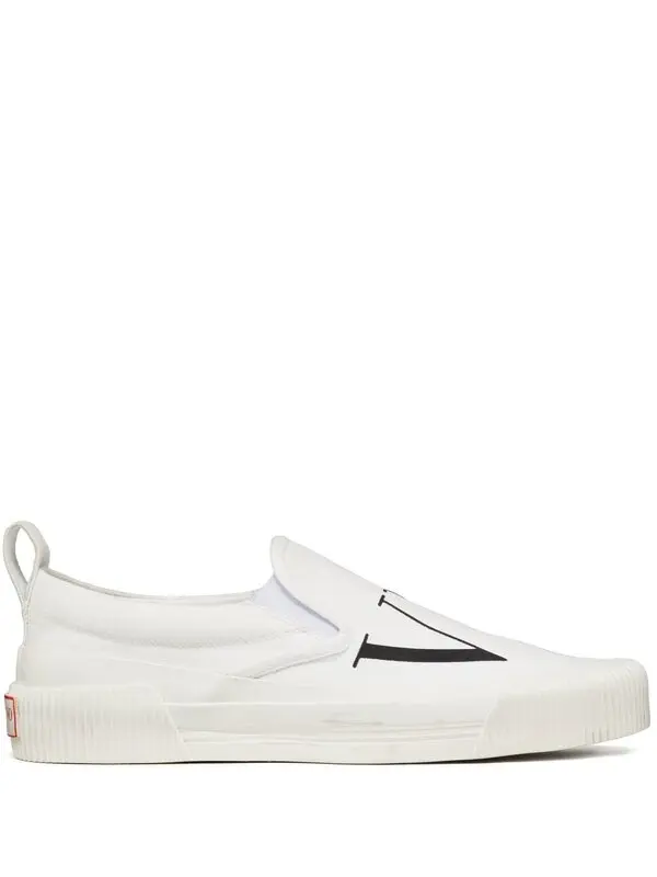 Valentino Garavani Vltn Slip-on Sneakers - White