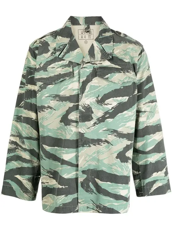 MAHARISHI Camouflage-print Long-sleeve Shirt