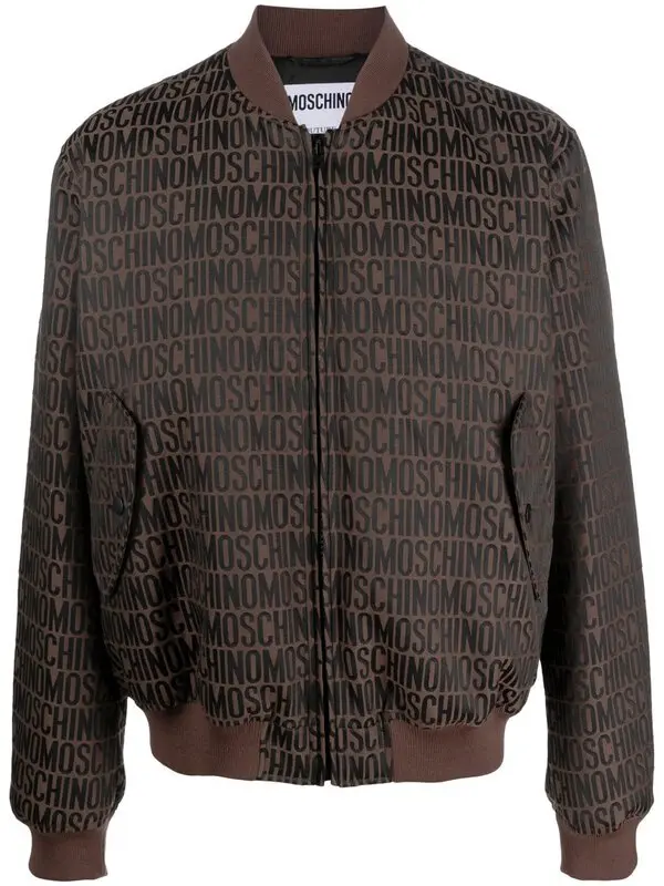 Moschino Logo-print Bomber Jacket