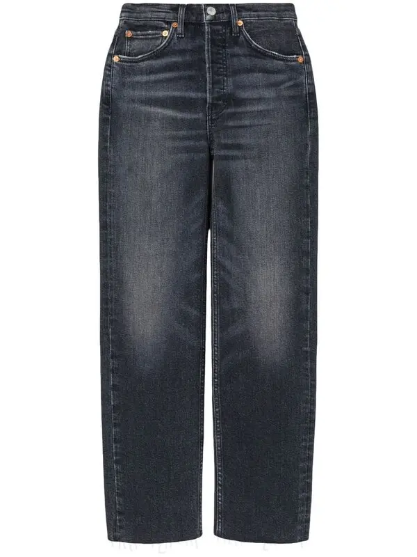 RE/DONE High-rise Cropped Jeans