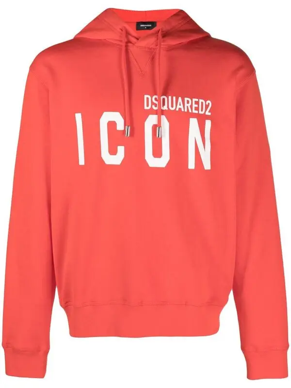 Dsquared2 Cotton Hoodie - Orange
