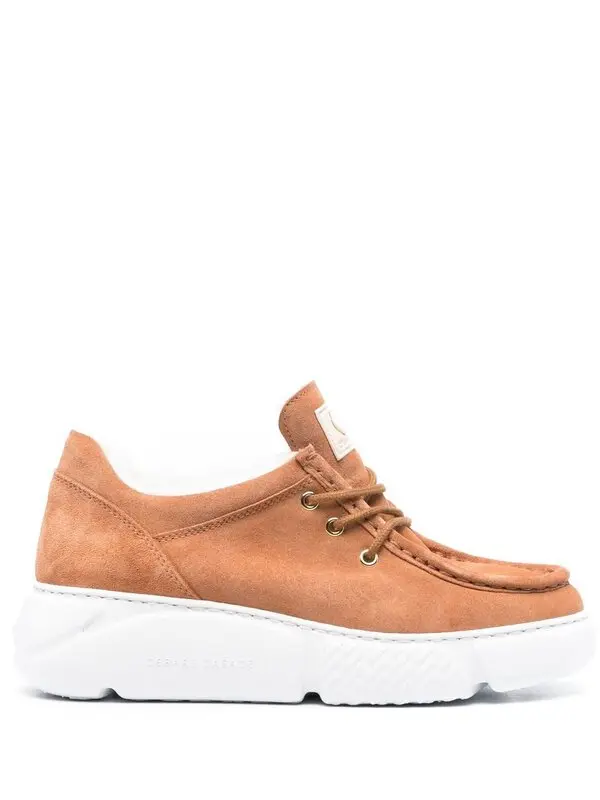 Casadei Shearling-lined Mid-top Sneakers