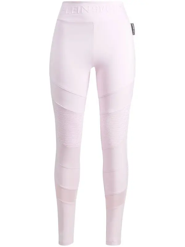 PLEIN SPORT Logo-waistband Leggings