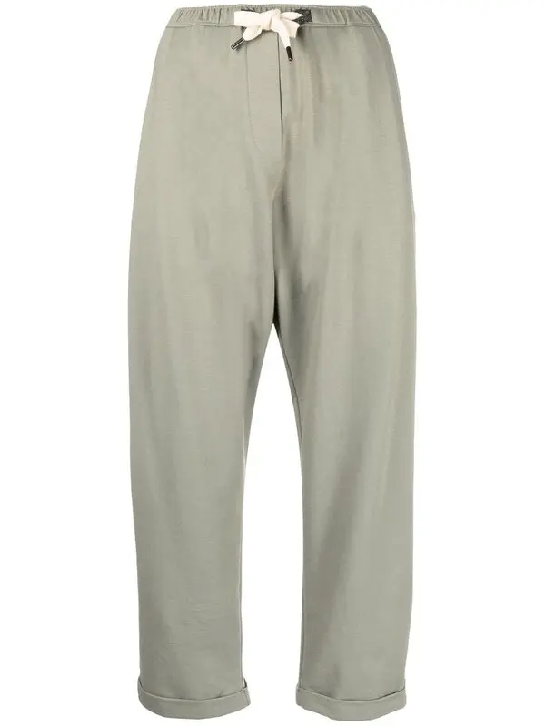 Brunello Cucinelli Drawstring Cropped Trousers