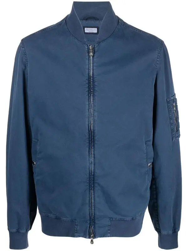Brunello Cucinelli Zip-up Bomber Jacket