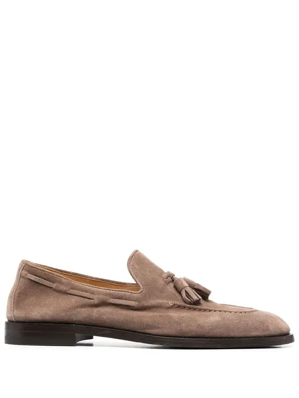 Brunello Cucinelli Tassel-detail Loafers - Brown