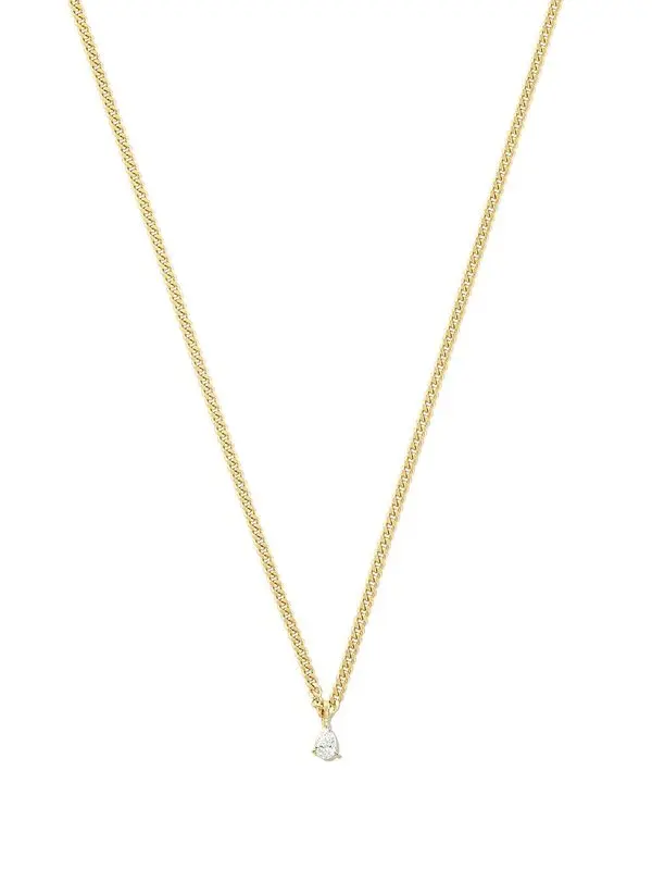 ANITA KO 18kt Yellow Diamond Chain-link Necklace