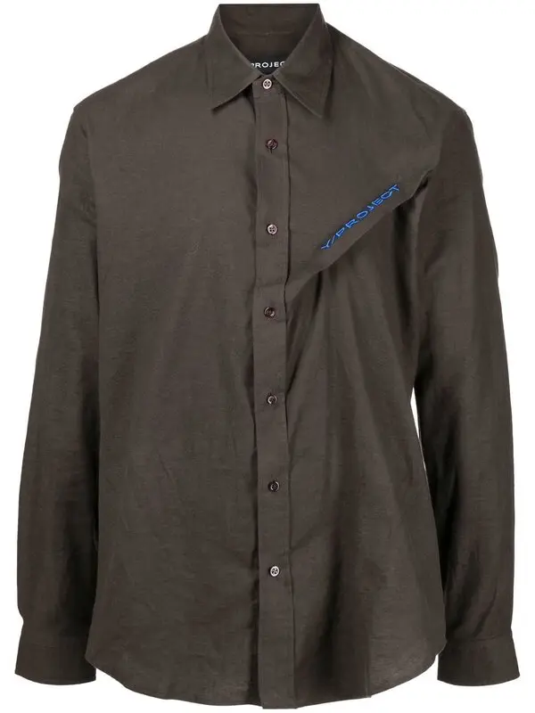 Y/project Long-sleeve Button-fastening Shirt