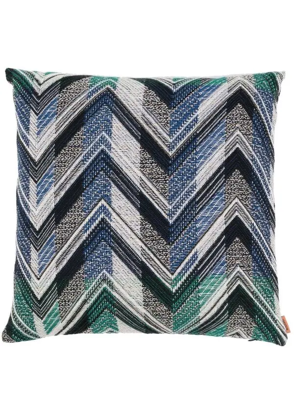 Missoni Striped Logo-patch Cushion