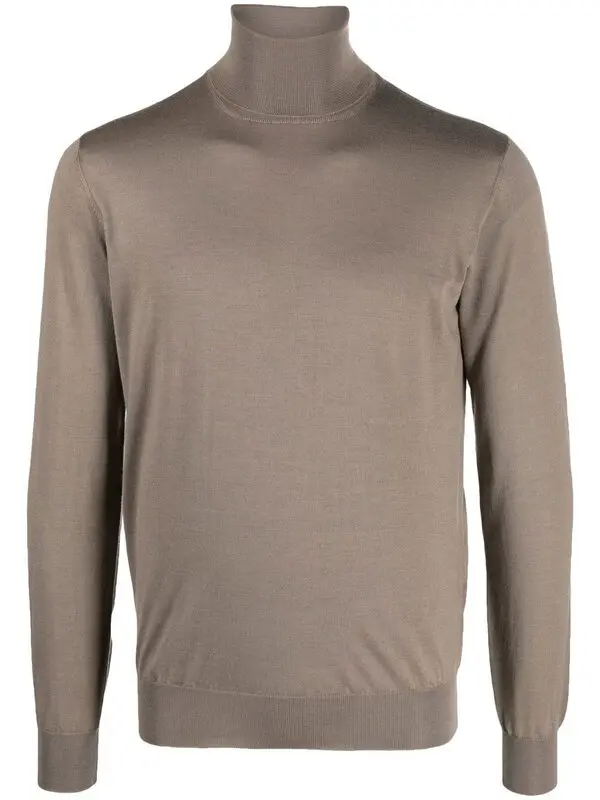 DELL'OGLIO Roll-neck Knit Jumper