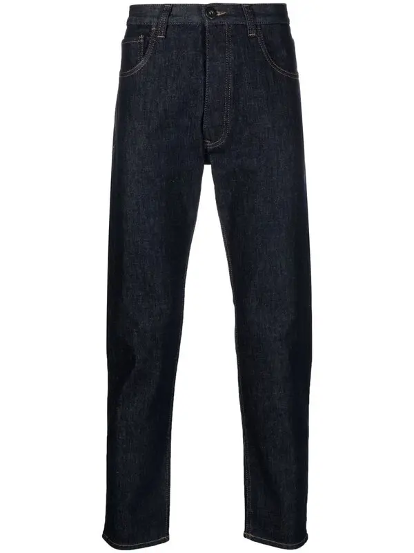 Prada Triangle-logo Straight-leg Jeans