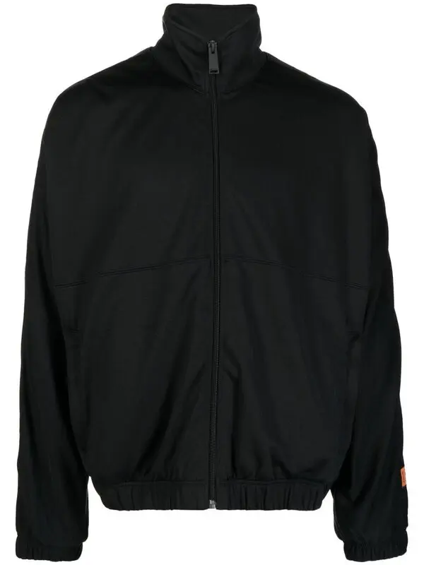 Heron Preston Logo-print Zip-up Jacket - Black