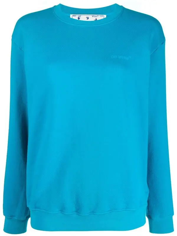Off-White Diag-stripe Print Sweatshirt