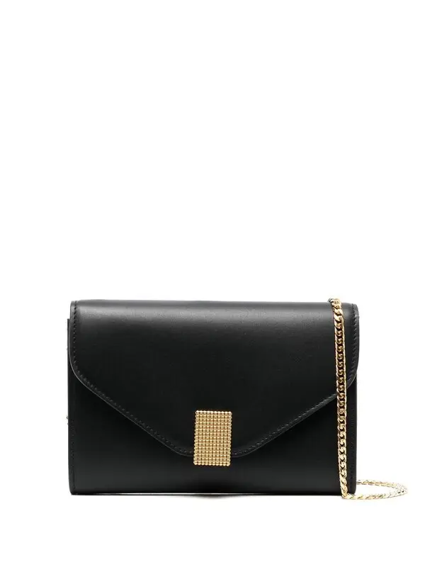 LANVIN Polished-finish Cross Body Bag - Black