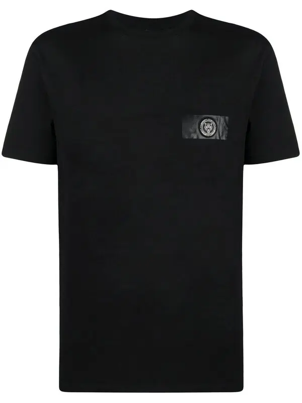 PLEIN SPORT Logo-patch Short-sleeved T-shirt - Black
