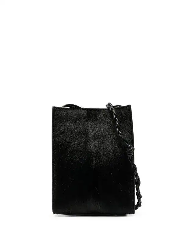 Jil Sander Calf Hair Mini Bag - Black | Editorialist