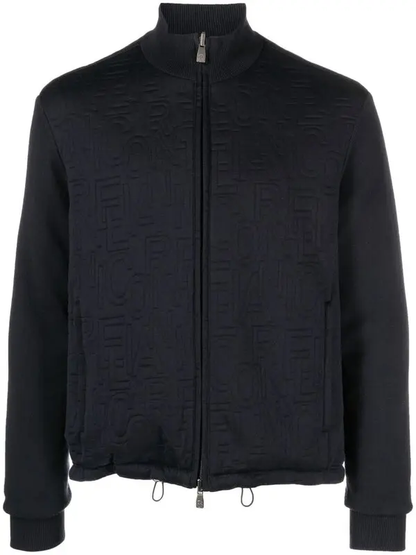 Corneliani Logo Bomber Jacket