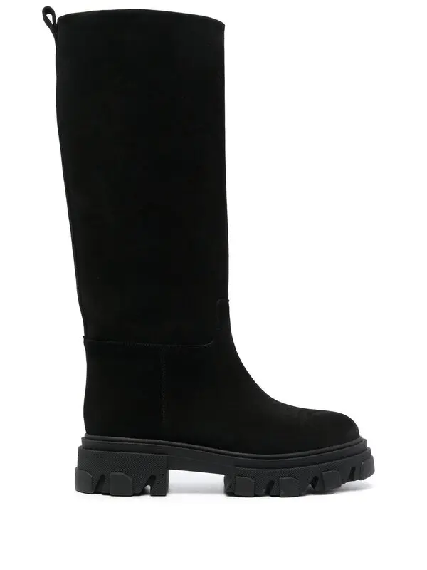 GIABORGHINI Perni Tubular Knee-high Boots - Black