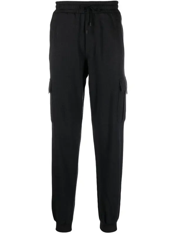 Kiton Logo-patch Cargo Track Pants