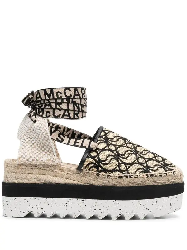 Stella McCartney Gaia Flatform Espadrilles