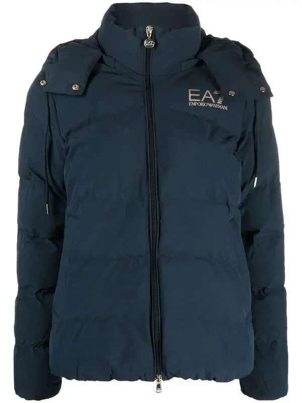 Emporio Armani Hooded Zip-up Jacket