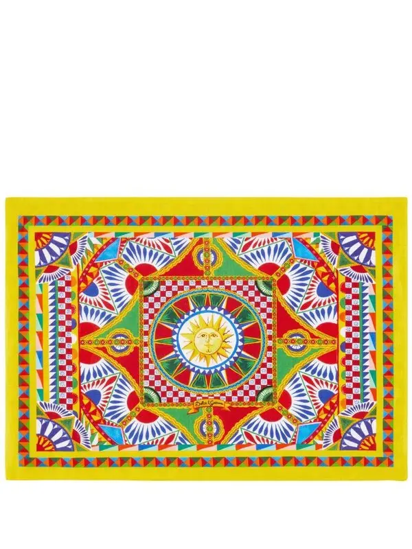 Dolce & Gabbana Placemat-napkin Set - Yellow