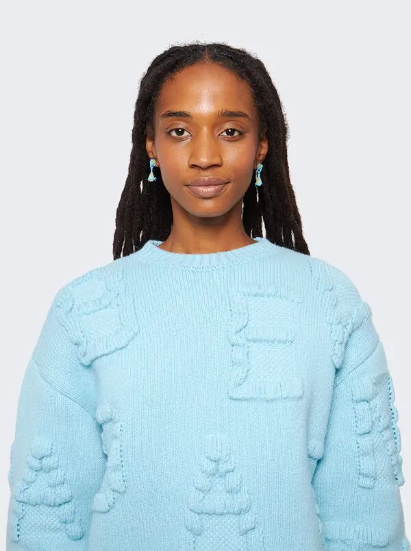 Bottega Veneta Block Drop Earrings
