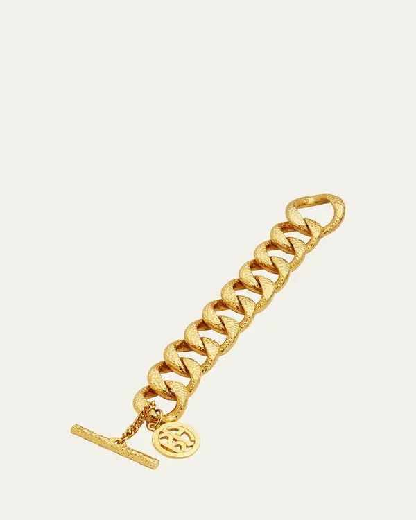 BEN-AMUN Hammered Chain Bracelet