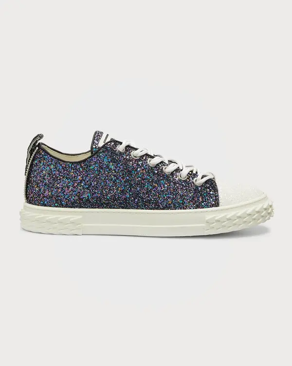GIUSEPPE ZANOTTI Glitter Low-top Sneakers