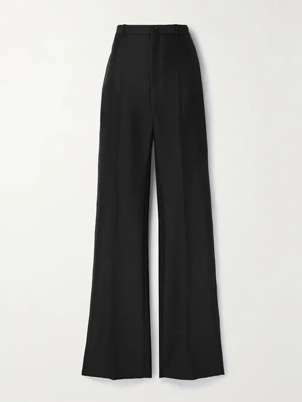Balenciaga Wool And Mohair-blend Pants