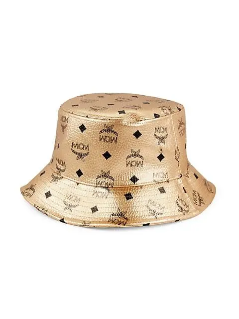 Mcm Visetos Bucket Hat - Berlin Gold | Editorialist