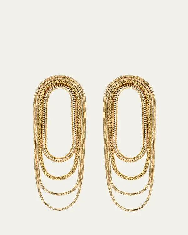 Fernando Jorge 18k Yellow Gold Multi-chain Earrings