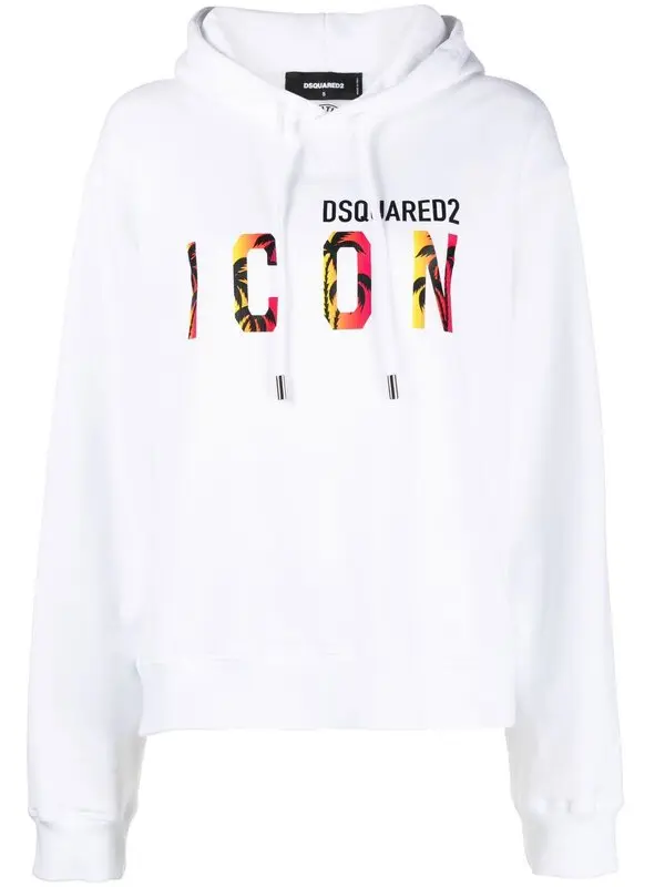 Dsquared2 Logo-print Hoodie - White