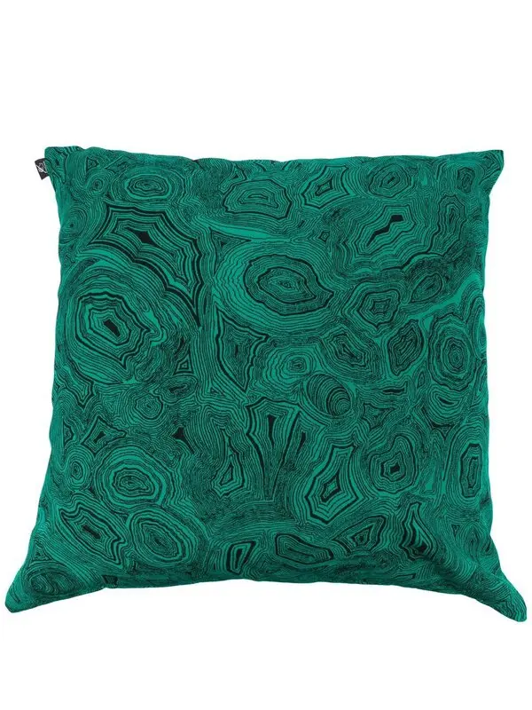 FORNASETTI Malachite-print Outdoor Cushion