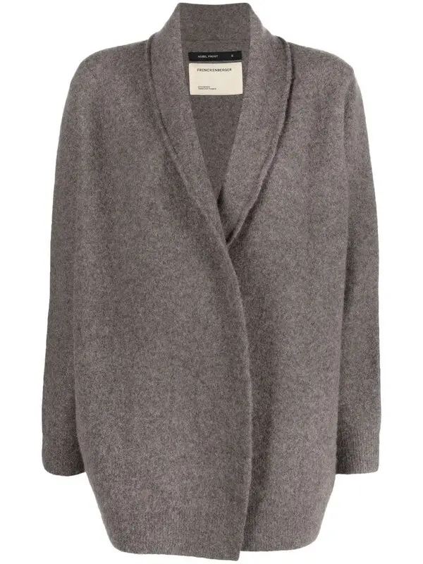 Frenckenberger Felted-finish Cashmere Cardigan