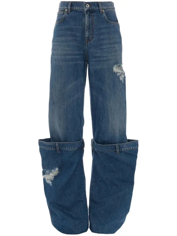 JW Anderson Straight-leg Jeans - Blue