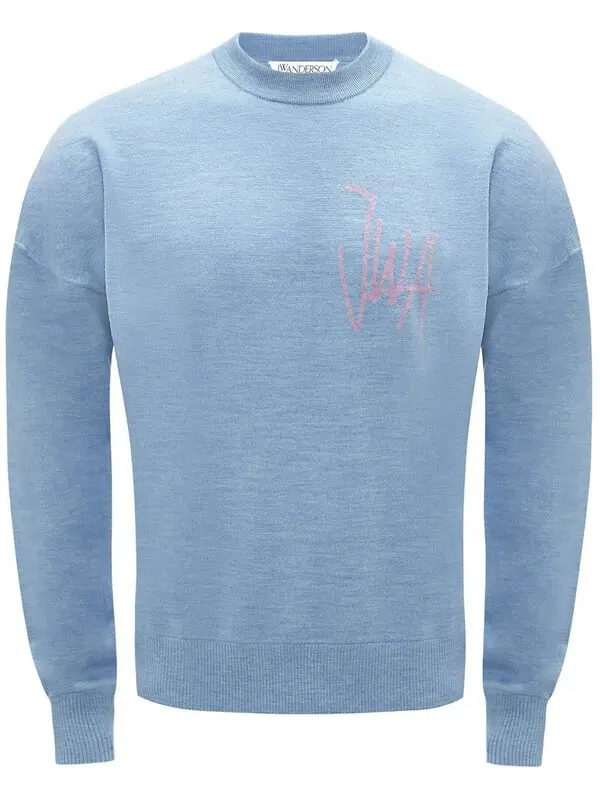 JW Anderson Logo-print Crew Neck Sweatshirt