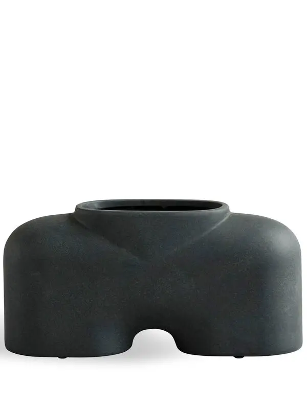 101 COPENHAGEN Cobra Fat Medium Vase - Black