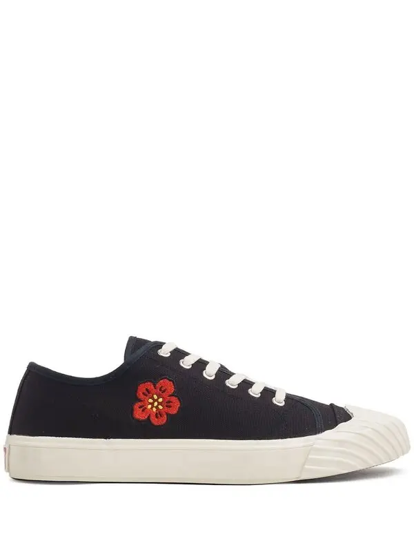 Kenzo Lace-up Low-top Sneakers - Black