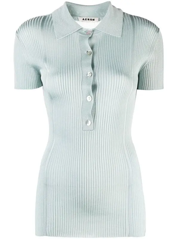 AERON Knitted Short-sleeve Top