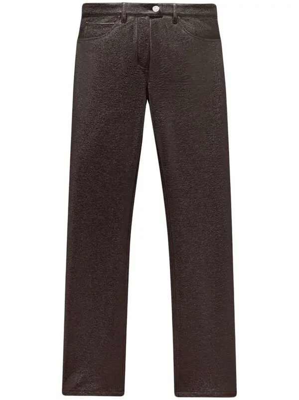 COURREGES Reedition Five-pocket Trousers - Brown