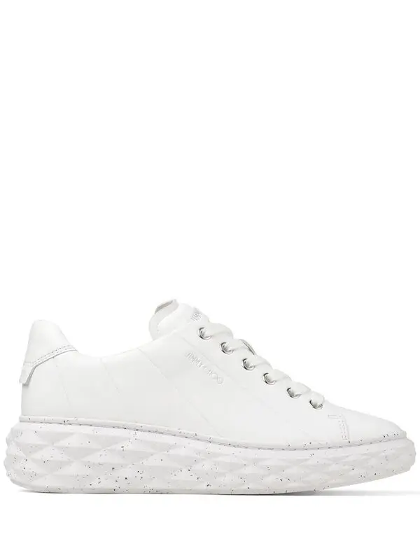 JIMMY CHOO Diamond Light Maxi Sneakers - White
