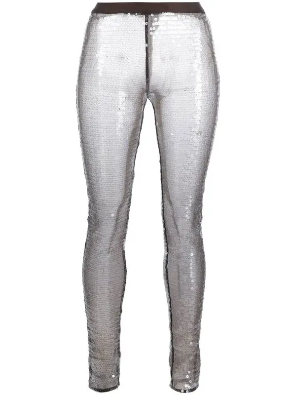 NENSI DOJAKA High-waist Sequined Leggings
