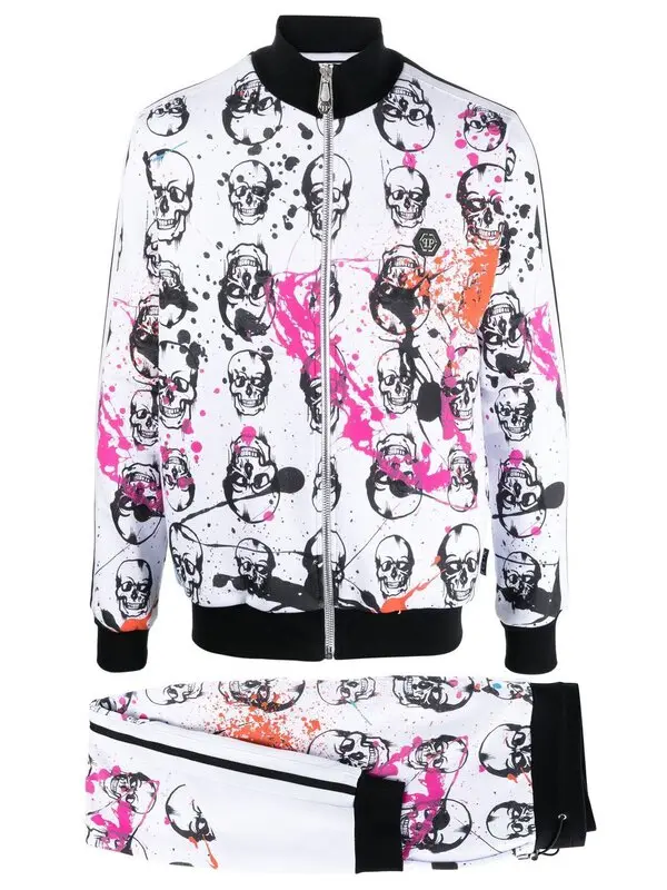 Philipp Plein Skull-print Tracksuit Set
