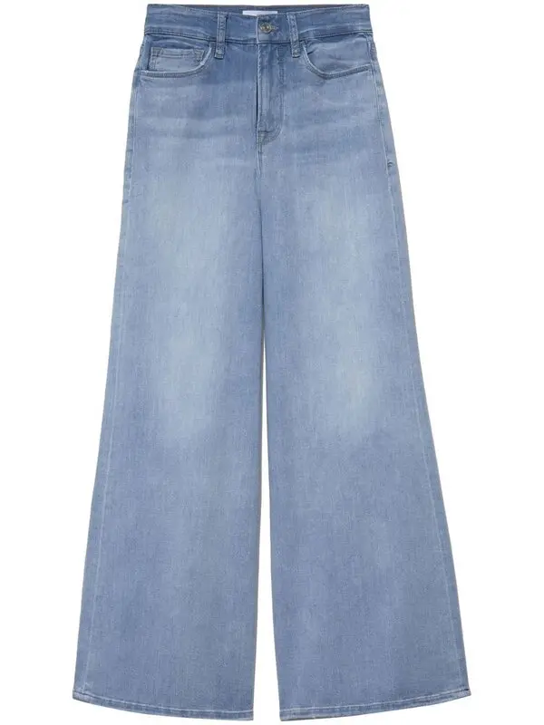 FRAME Mid-rise Wide-leg Jeans