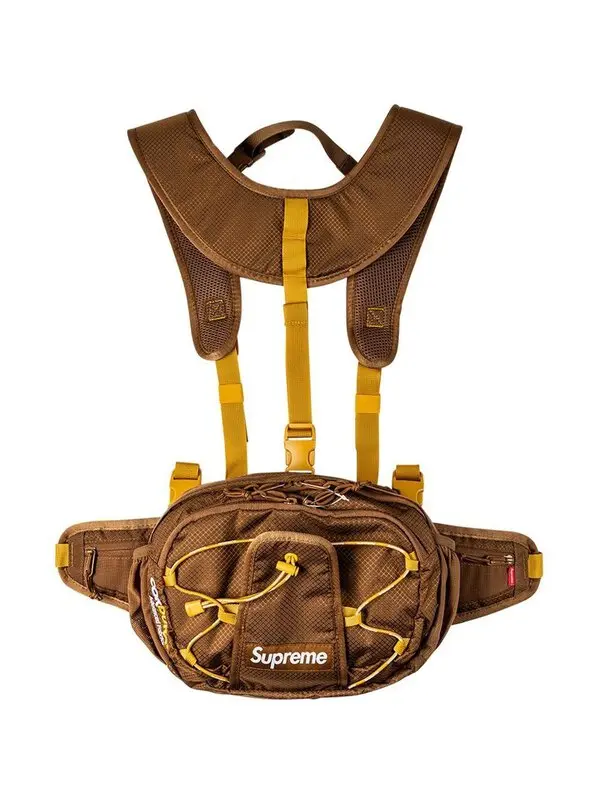 Supreme Harness Waist Bag - Brown