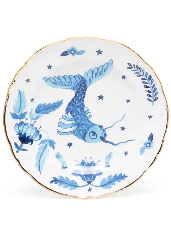 BITOSSI HOME Fish-print Plate