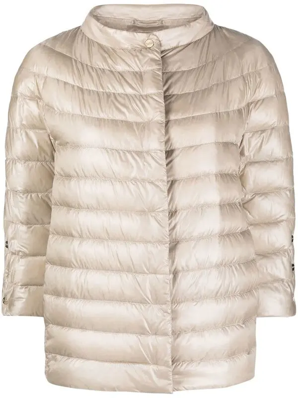 Herno Quilted Puffer Jacket - Neutrals