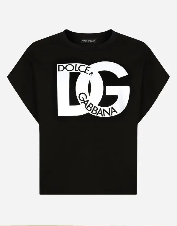 Dolce & Gabbana Jersey T-shirt With Dg Print