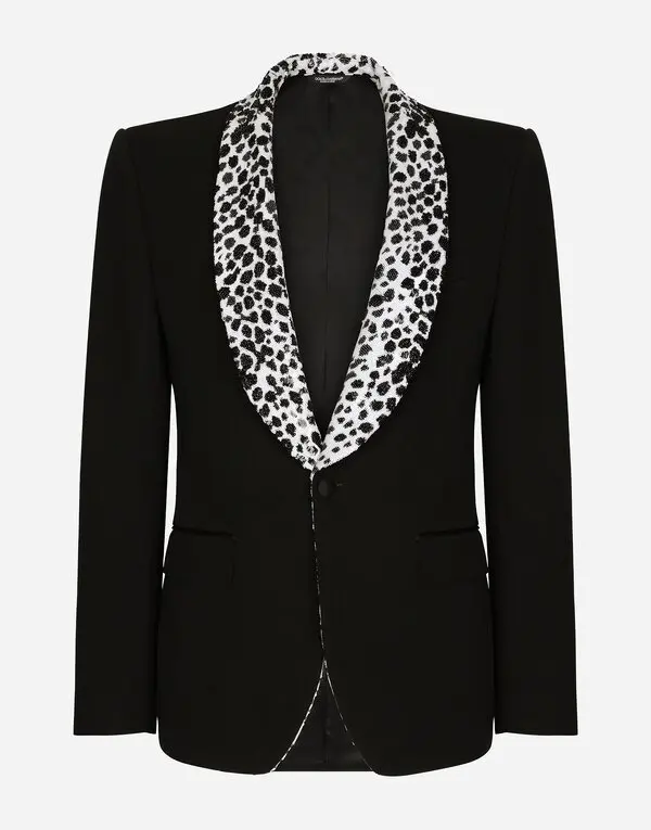 Dolce & Gabbana Single-breasted Stretch Wool Sicilia-fit Tuxedo Jacket